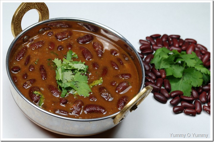 Rajma / Red Kidney Bean Curry | Yummy O Yummy